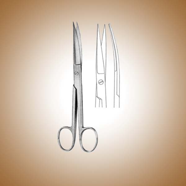 Standard Curved Sharp/Sharp Operating Scissor - 6" | Mygenelyn