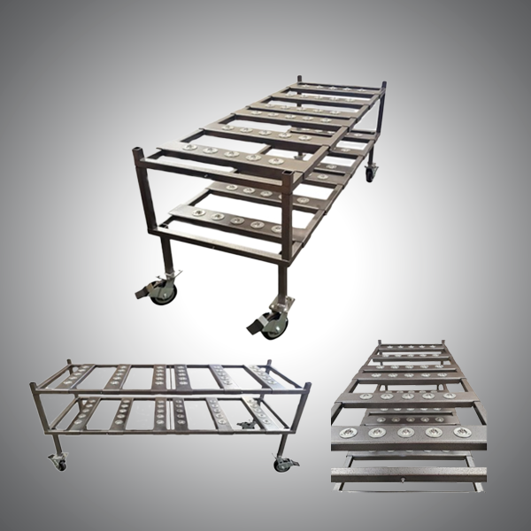 2 Tier MOBI Multi-Directional Loading Mortuary Roller Rack - Genelyn ...